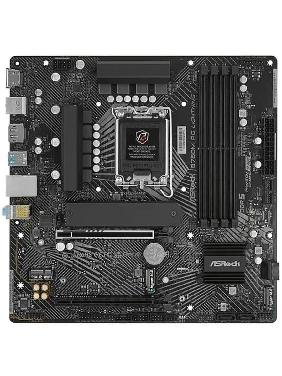 Материнская плата B760M PG LIGHTNING - LGA 1700, DDR5