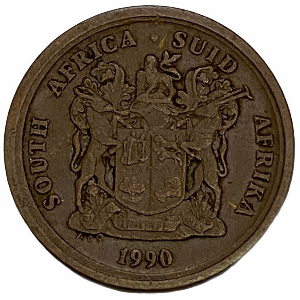 ЮАР 5 центов 1990 г. — фото 1