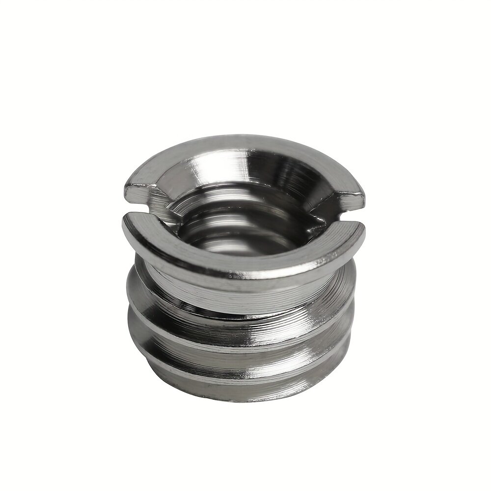 Переходник резьбовой 1/4" Female - 3/8" Male из нержавеющей стали для штатива, монопода и DSLR камеры