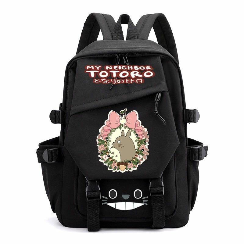 Рюкзак Totoro школьный для детей подростков и студентов водоотталкивающий с принтом