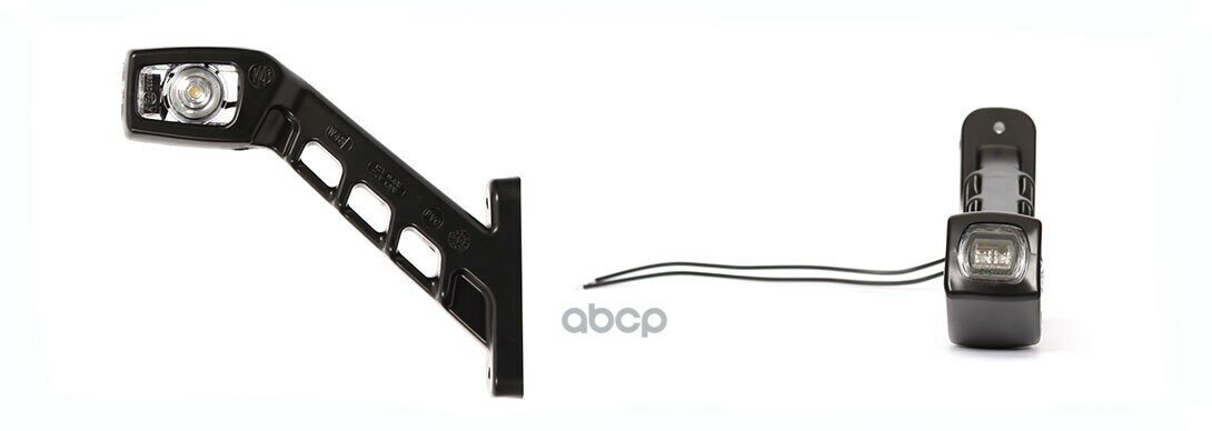 Фонарь габаритный ! рожок левый 12V-24V LED провод 21cm WAS арт. 238L