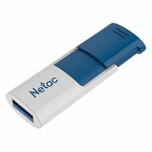 Флешка USB NETAC U182 64ГБ, USB3.0, синий и белый [nt03u182n-064g-30bl]