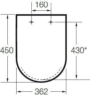 Крышка-сиденье Roca Meridian 8012A200B с микролифтом