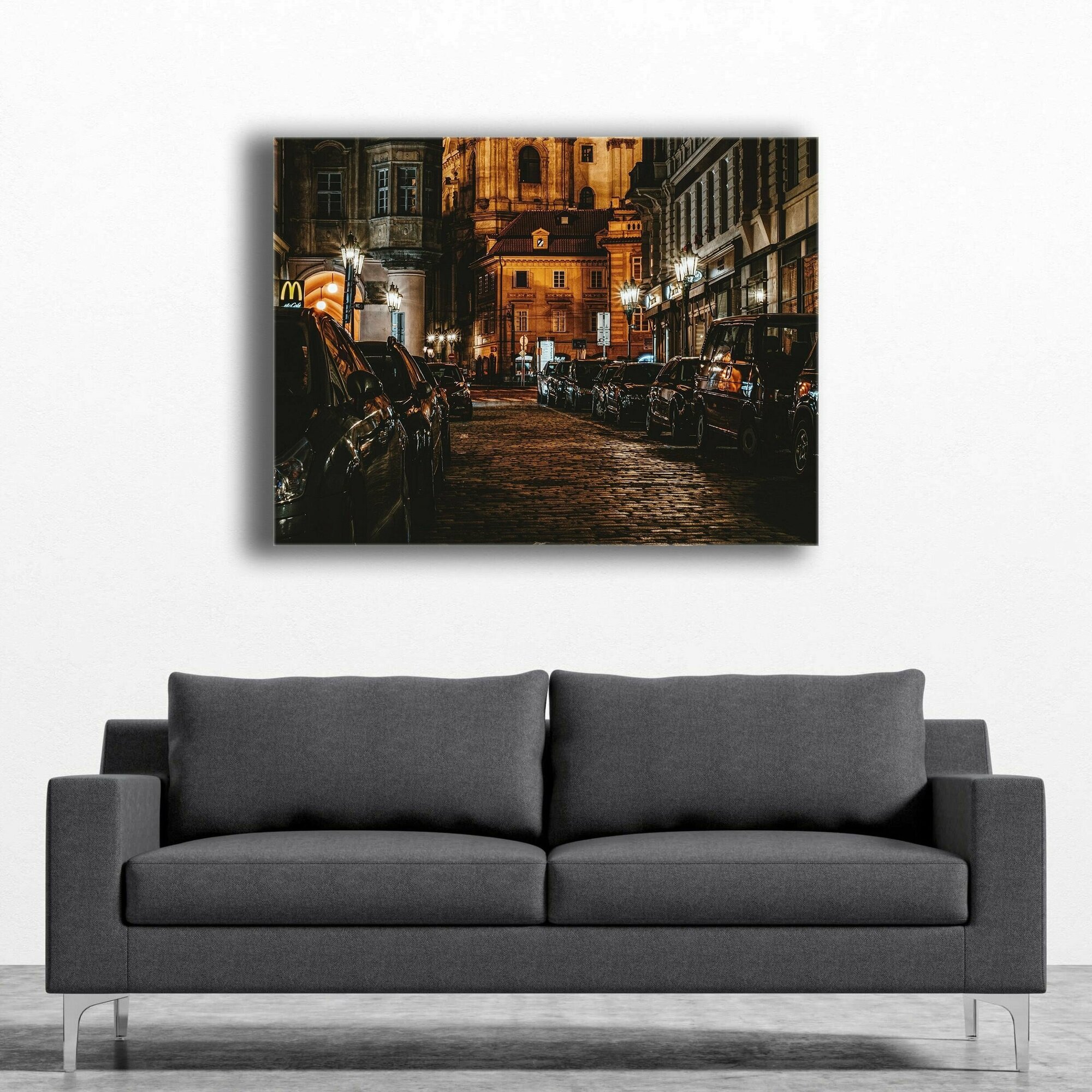 Интерьерная картина на холсте / Город / Живопись 40*60