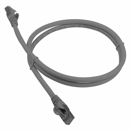 Патч-корд LanMaster вилка RJ-45, вилка RJ-45, кат.6A, LSZH, 1м, серый [lan-pc45/s6a-1.0-gy]