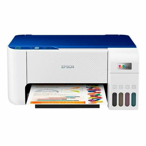 МФУ струйный Epson L3215 цветная печать, A4, цвет белый [c11cj68509]