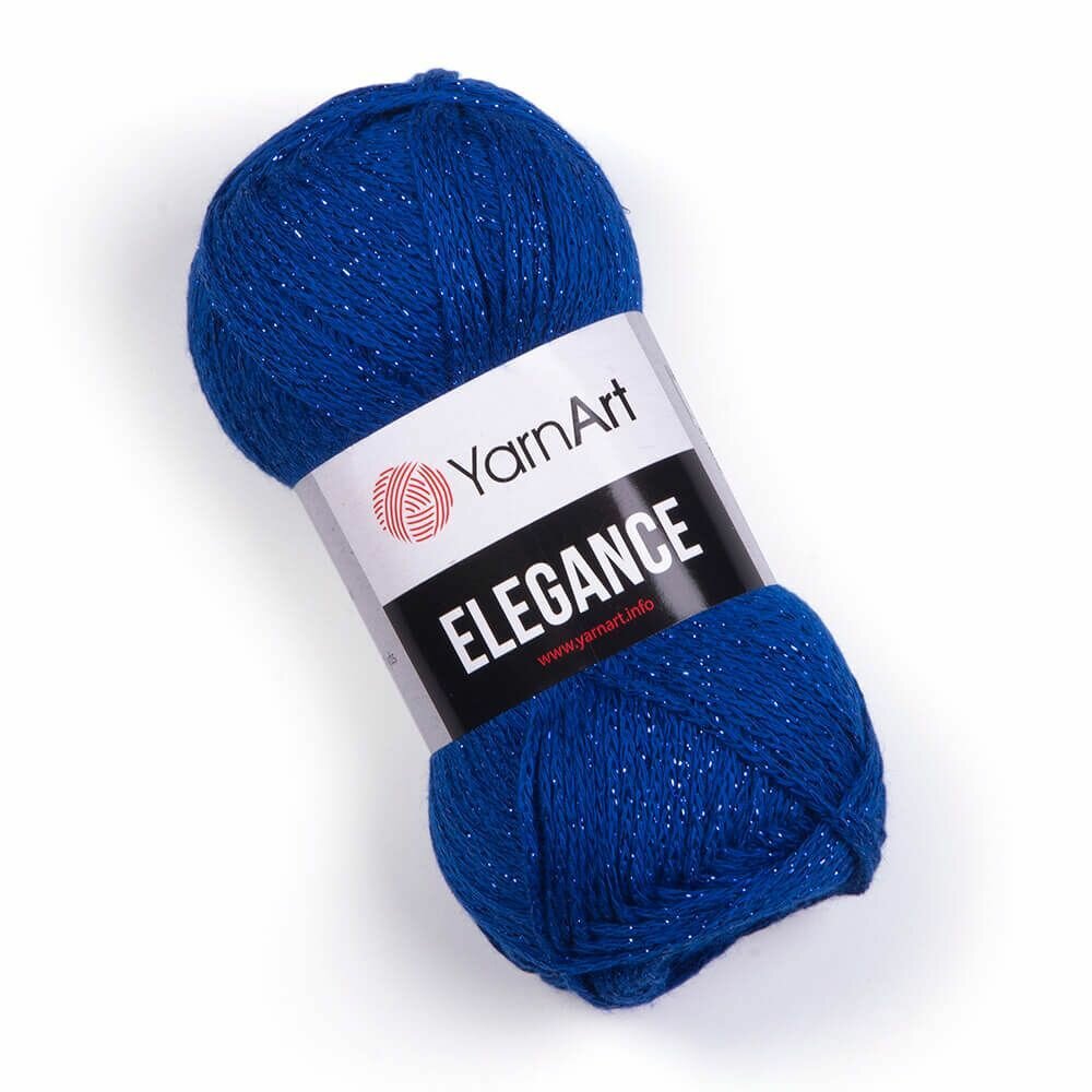 Пряжа Elegance (YarnArt), василек - 106, 88% хлопок, 12% металлик, 5 мотков, 50 г, 130 м.