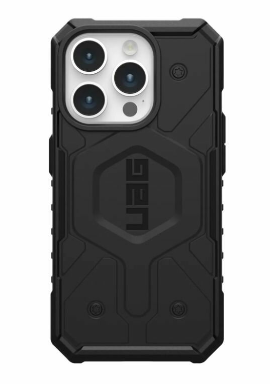 Чехол с поддержкой MAGSAFE Uag Pathfinder для iPhone 15 Pro MAX 6.7", цвет черный (Black)