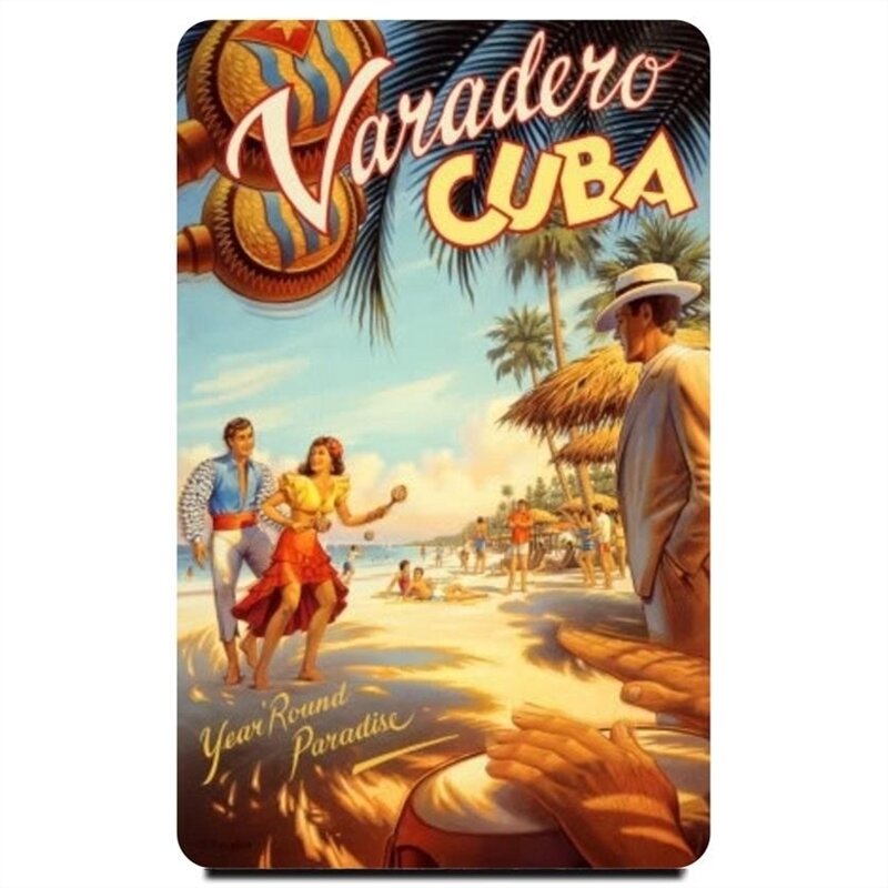 Магнит на холодильник "Куба" 86x54мм