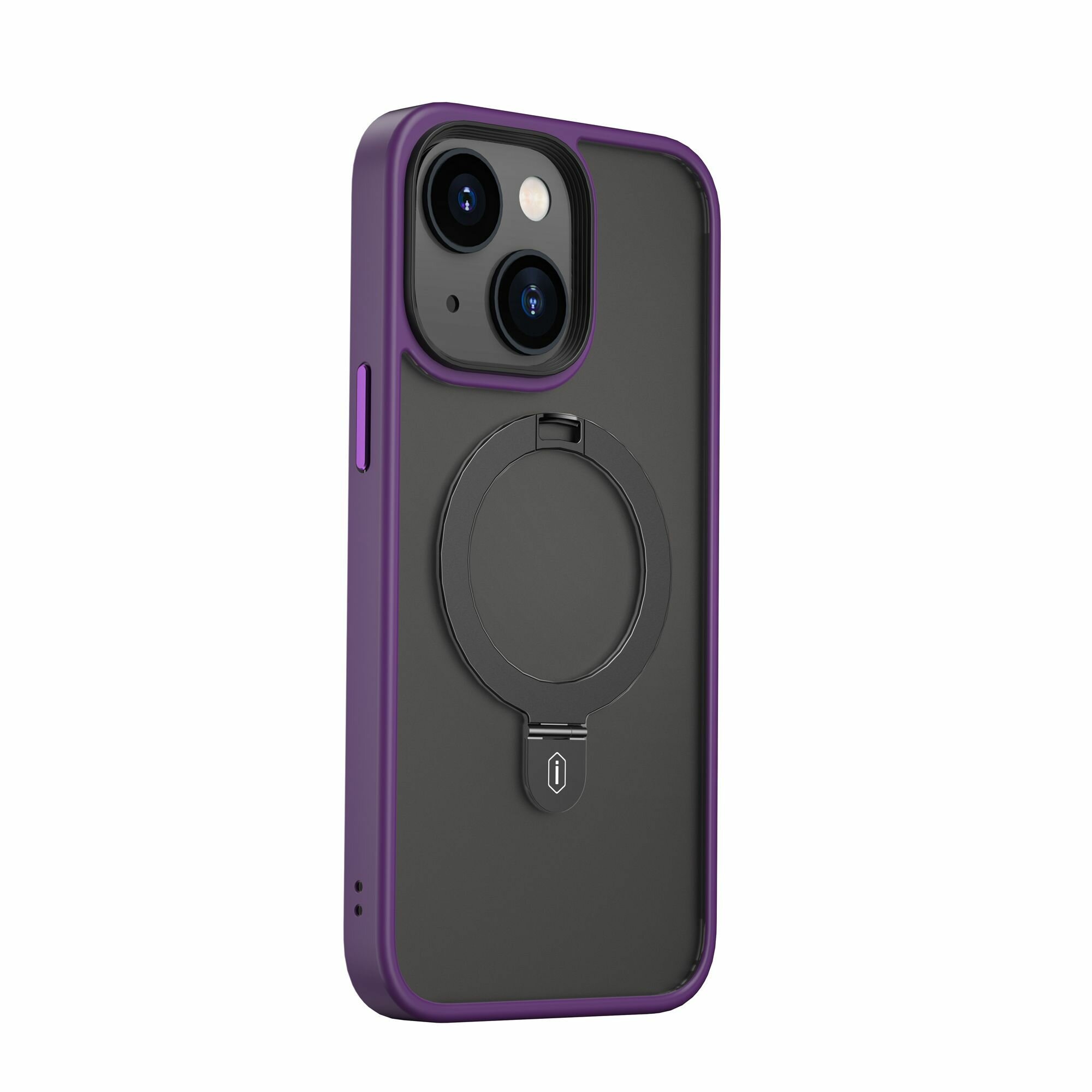 Чехол с подставкой Wiwu ZMM-010 for iPhone 15 6.1" (Purple)