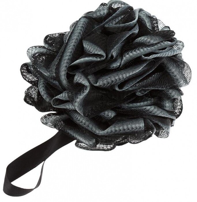 Dewal Beauty BCS-60 Мочалка для тела (60 г), черная с белым dewal beauty