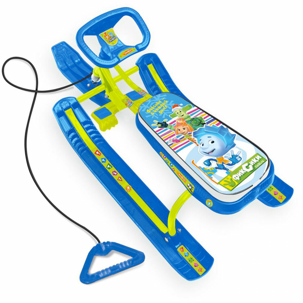 Снегокат НИКА Тимка Спорт 2 Фиксики, ТС2/Ф, салатовый