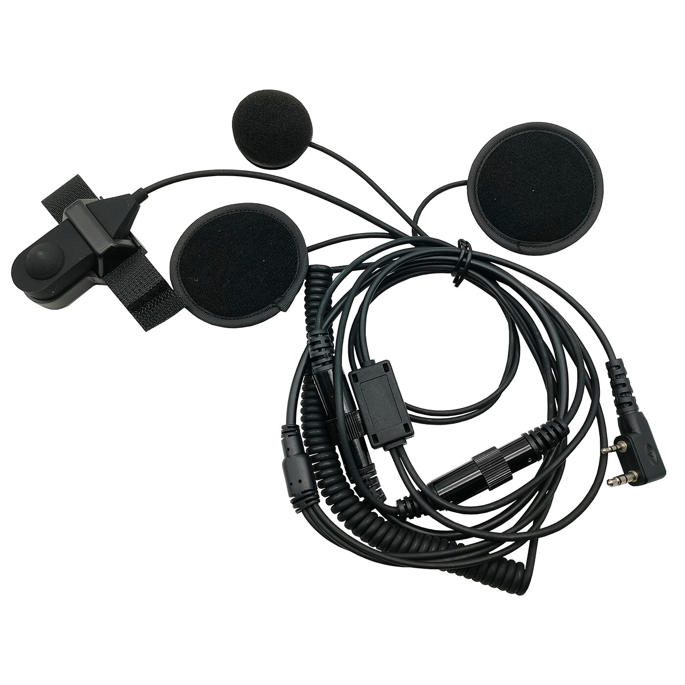 Мото гарнитура для раций TYT, Baofeng, Kenwood, Quansheng в интегральный шлем