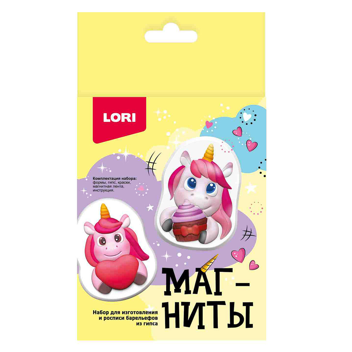 Lori Магниты гипсовые №3 Милые сладкоежки Пз/Г-030-EF52 декоративные для холодильника