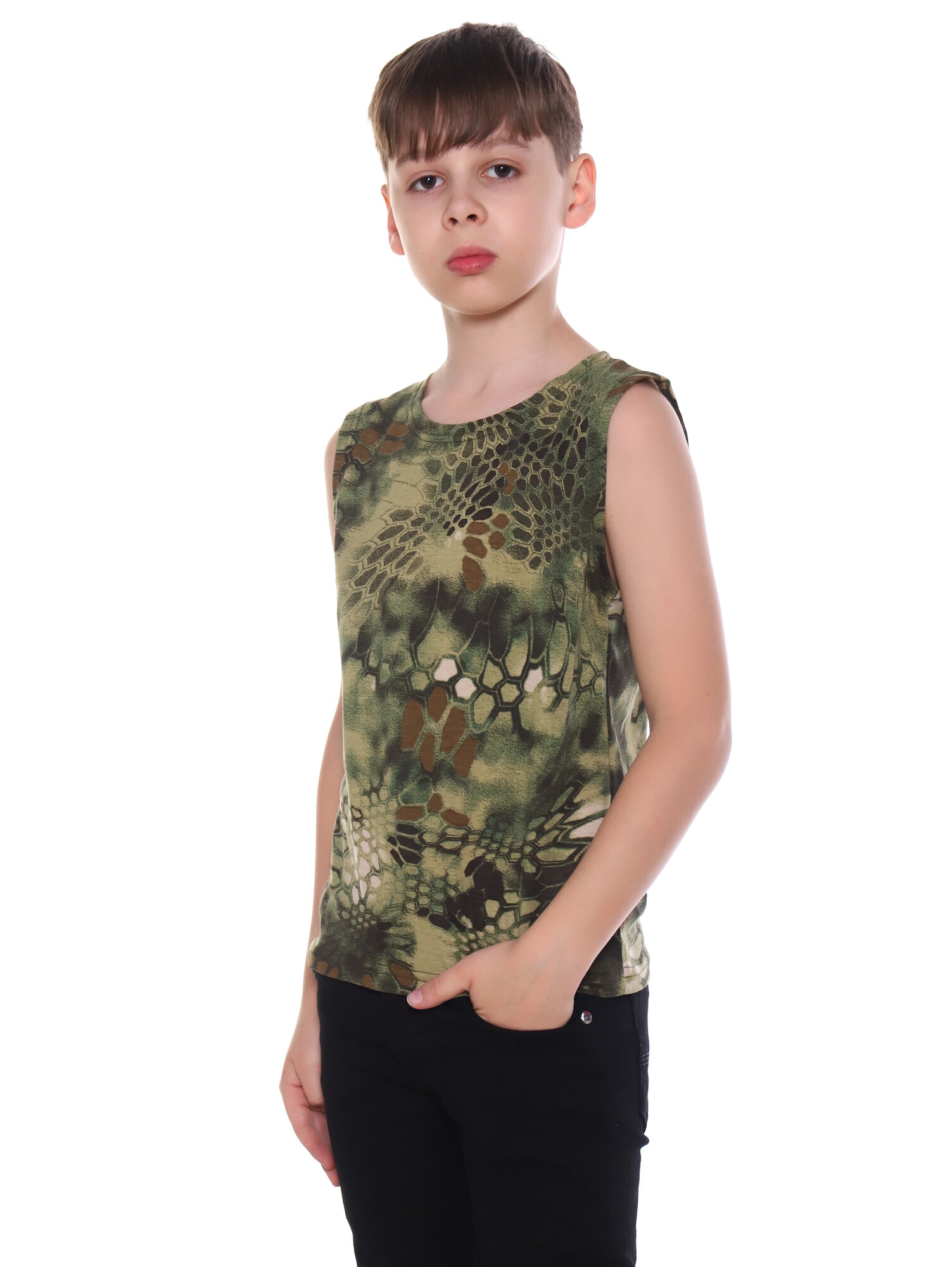 Восток-текс /Камуфляжная майка детская для охоты и рыбалки для прогулок