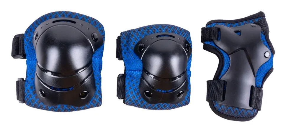 Н-р защиты д/роликовых коньков Safe fit teens 1.0 blue S