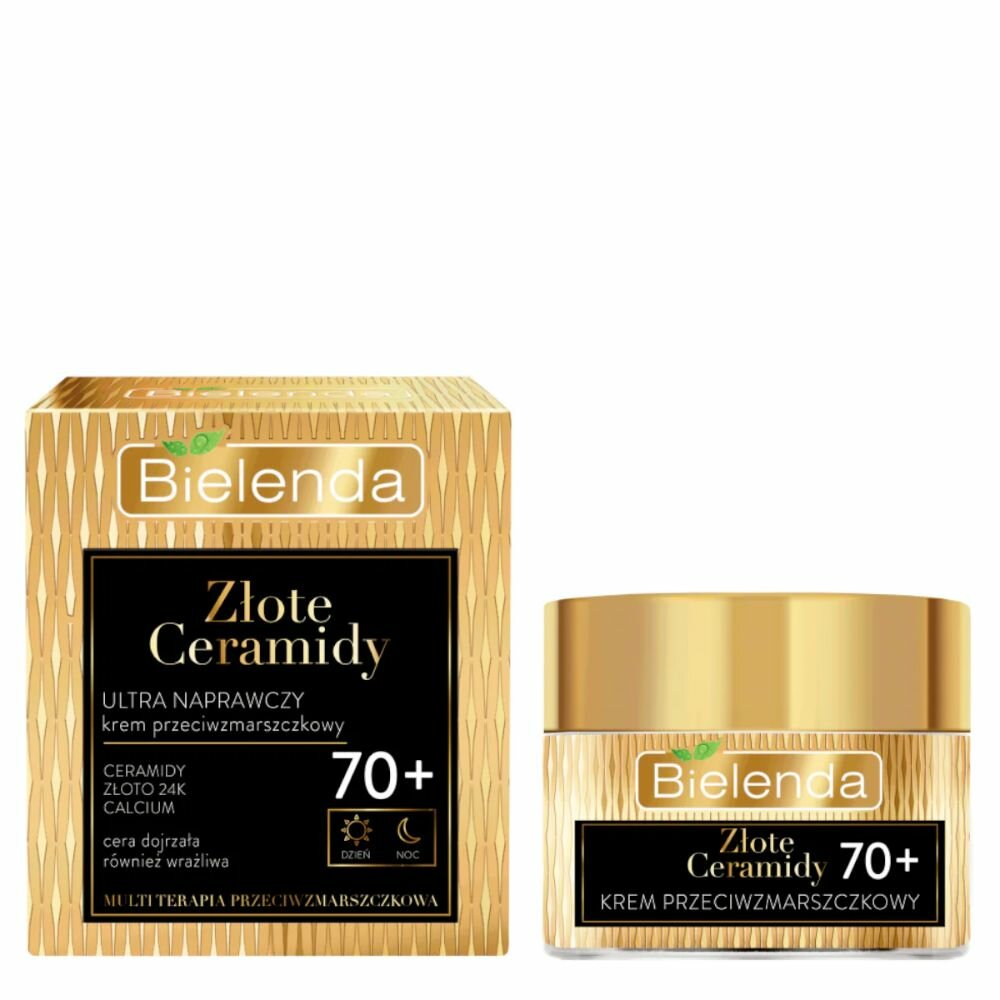 BIELENDA Крем против морщин Golden Ceramides Face Cream 70+