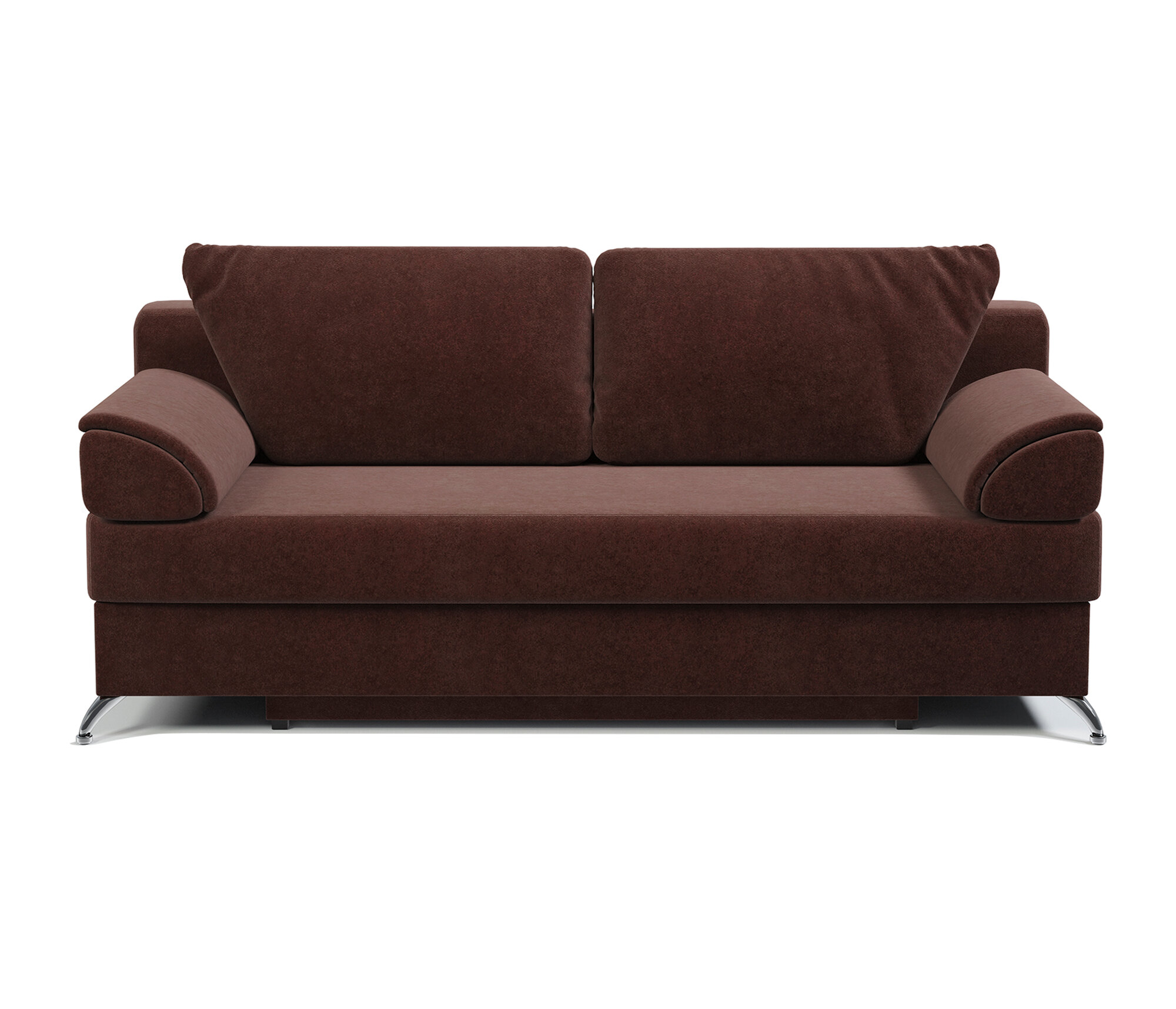 Диван-кровать еврокнижка ЕвроШарм велюр Дрим шоколад