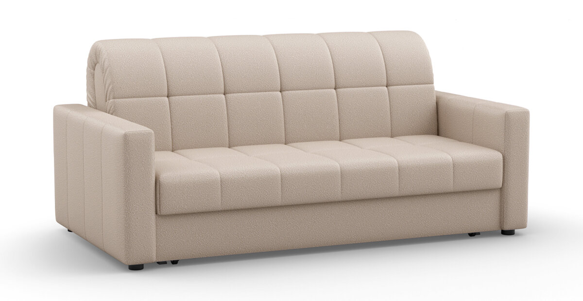 Прямой диван Цвет Диванов Инсбрук NEXT 155 K-2 190 прямой Серо-бежевый