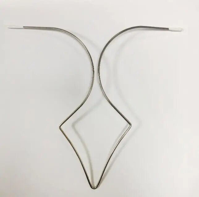 Большой размер Рыбий сердце V-образной формы 5 шт./лот стальное кольцо для шитья свадебного платья купальники вечернее платье бюстгальтер аксессуар нижнее белье стальное кольцо