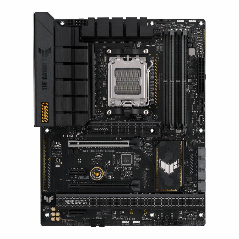 Материнская плата ASUS TUF GAMING B650-PLUS AM5 ATX 4xDDR5 2xPCIEx16 2xPCIEx1 3xM.2 2xUSB-C DP HDMI 2.5GLAN (90MB1BY0-M0EAY0)