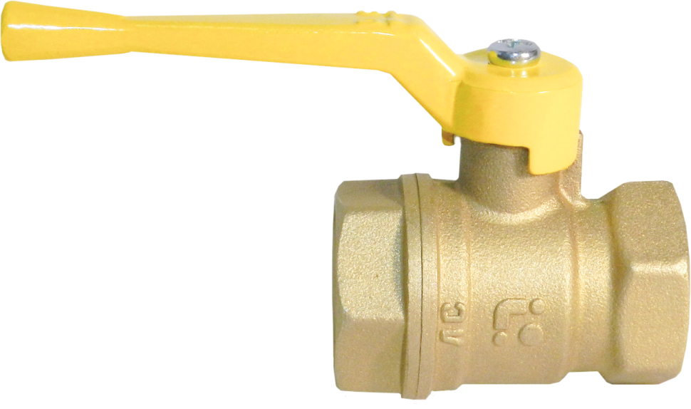 БАЗ ДУ-20 509719/6465, Вентиль шаровой газ 3/4", г/г, ручка, Бологое