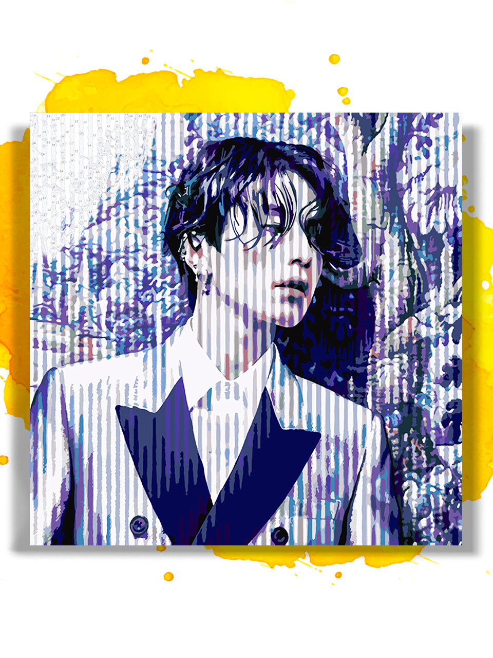 Картина по номерам на холсте Ли Дон Ук 3, 40 х 40 см