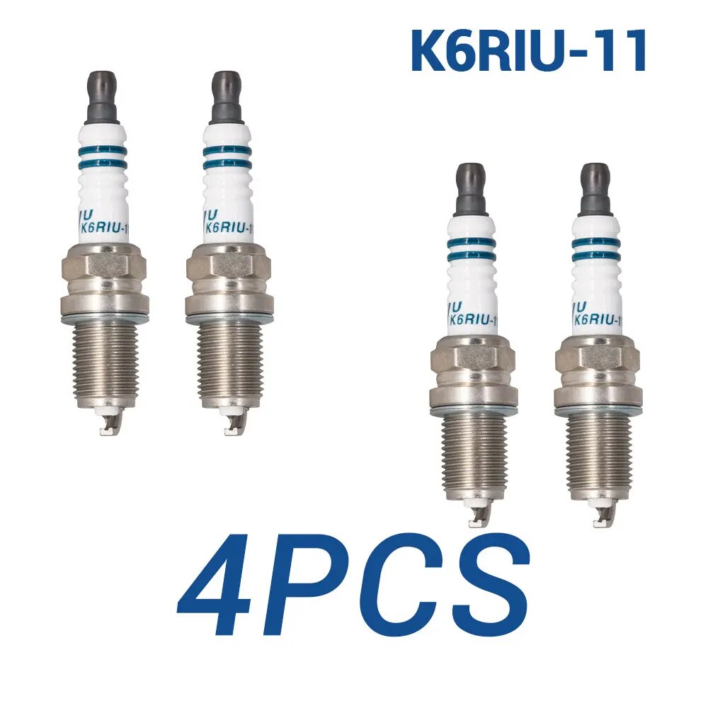Свечи зажигания K6RIU-11, 4 шт.