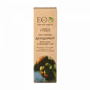 Дезодорант для тела Eco Deo Crystal Кора дуба и зеленый чай, 50 мл