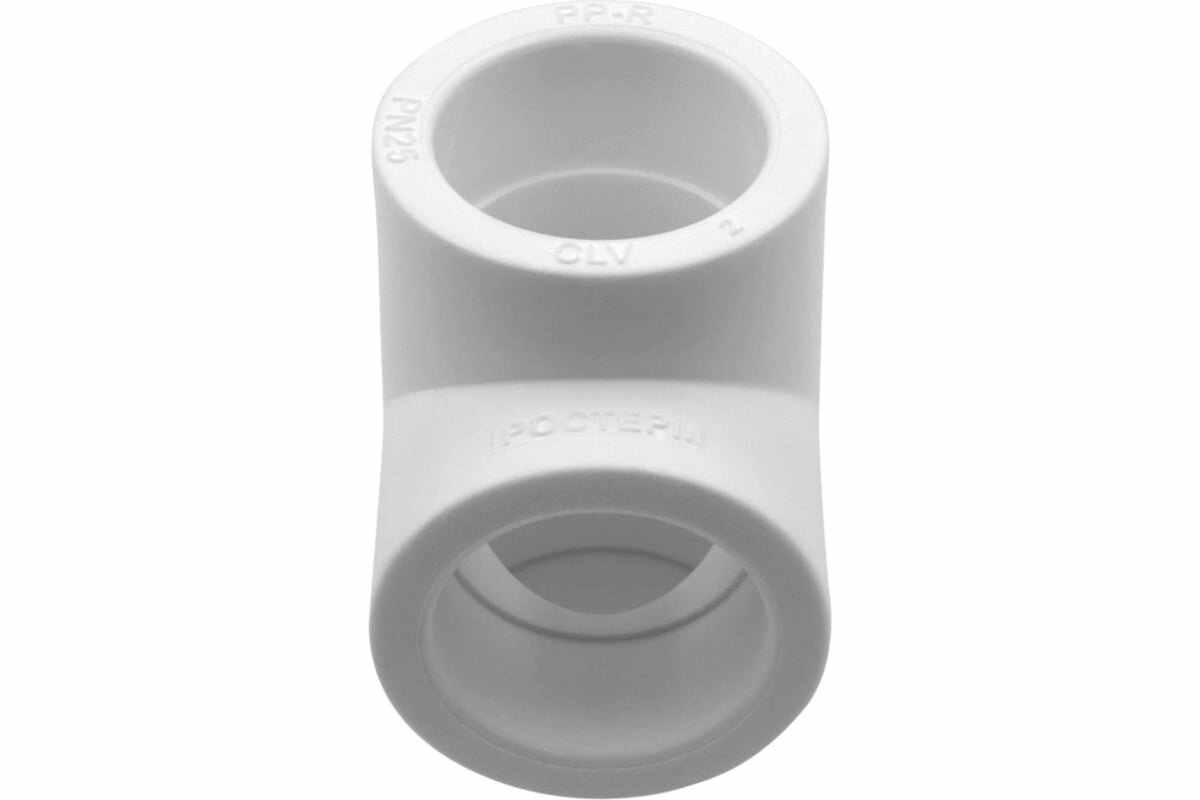 Тройник ростерм ПП D32х32х32 teePPR32 - соединительный фитинг труб ПП для водоснабжения