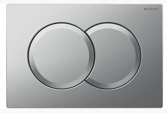 Кнопка смыва Geberit Delta 01 115.107.46.1 для инсталляции, матовый хром