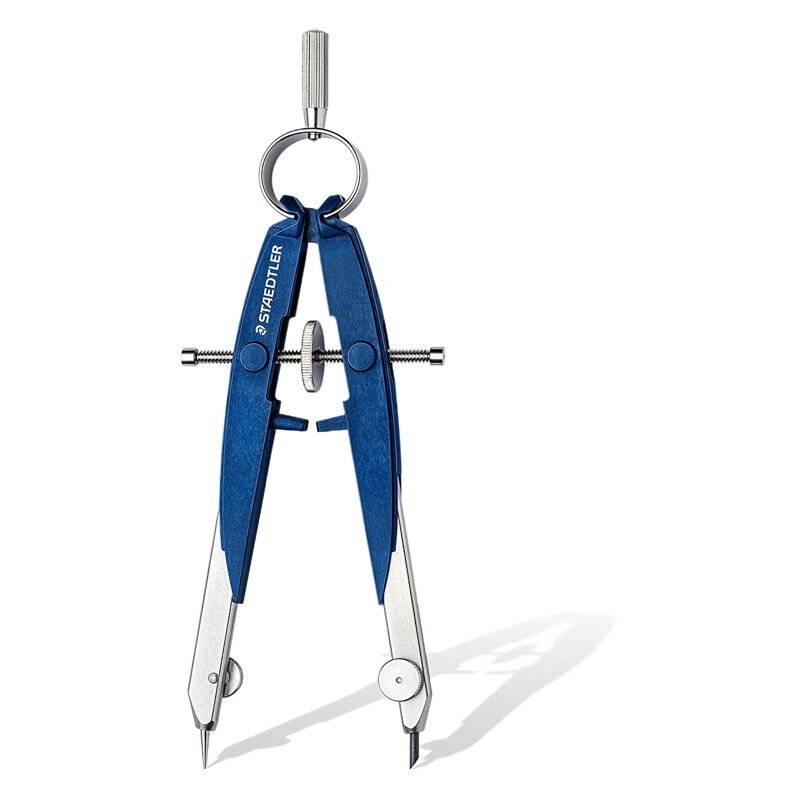 Циркуль STAEDTLER 556 00, металл, синий, автоматический, для рисования
