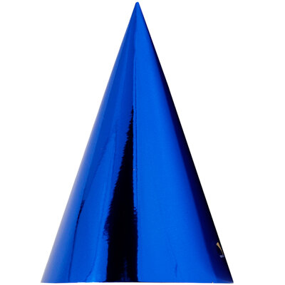 Колпак фольг синий 6шт/G