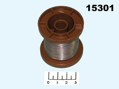 Припой ПОС-30 2мм 100гр с канифолью на катушке