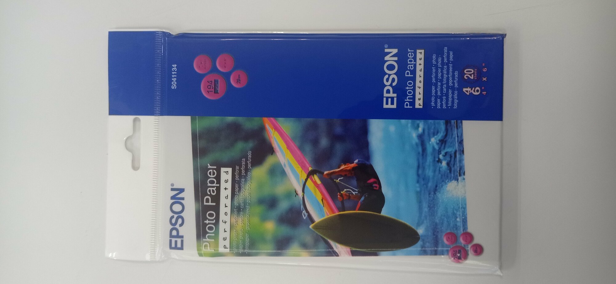 Бумага Epson C13S041134, A6 (4"x6", 10 x 15 см) для струйных принтеров