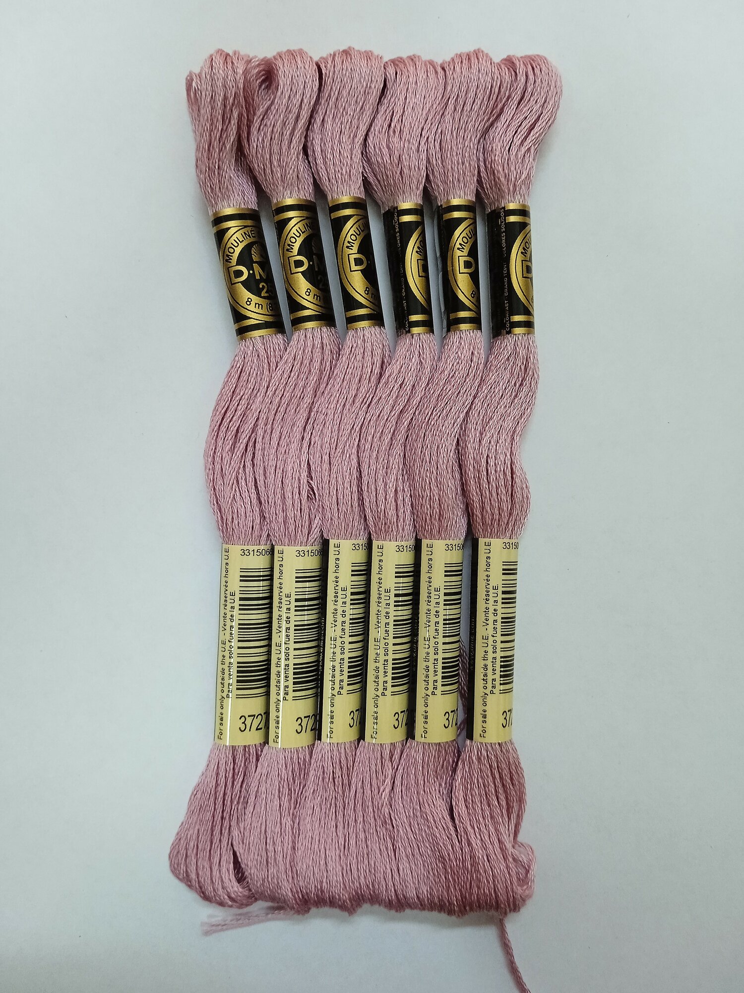 Набор ниток мулине, 8 м, 6 шт DMC-3727_6