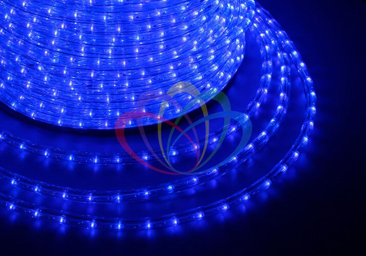 Дюралайт LED, свечение с динамикой (3W) - синий, Neon-Night