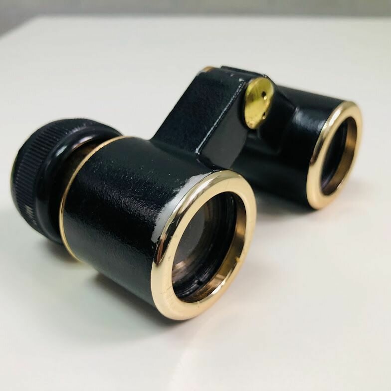 Бинокль театральный винтажный БГ-12; 2,5-24, Made in USSR