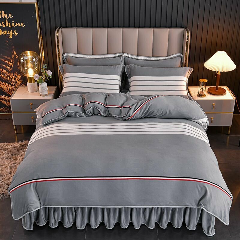 Комплект кровати из четырех предметов 2-х спальное 200х230 см, зимнее -JU