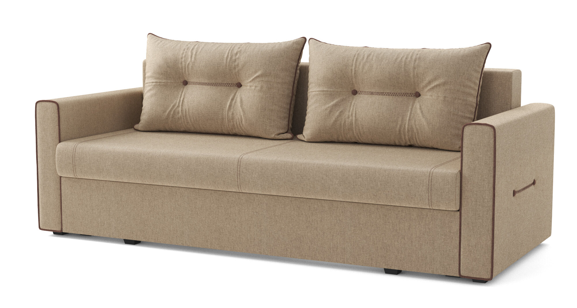 Диван Оригами тесла крем / тесла шоколад