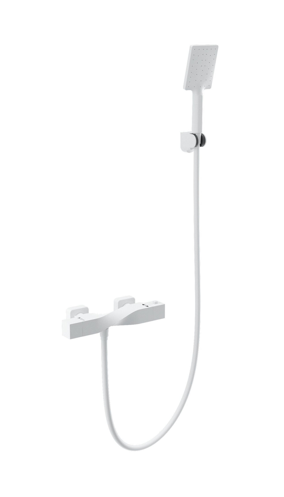 Смеситель для душа с термостатом WONZON & WOGHAND, Белый матовый (WW-B2025-A-MW)