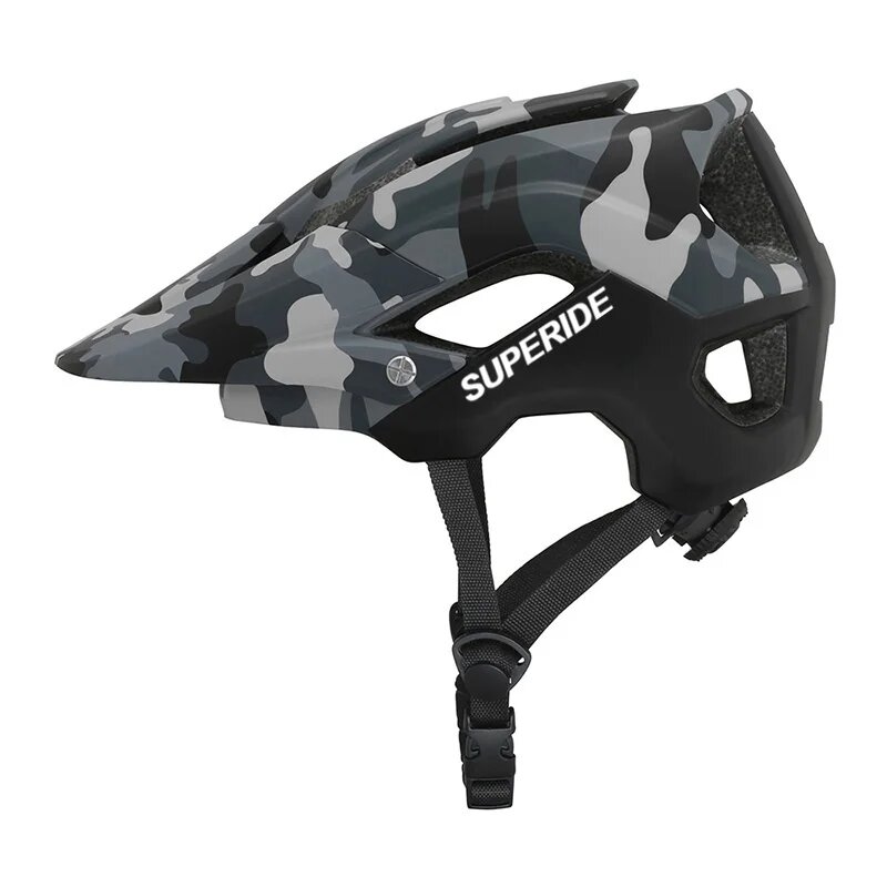 SUPERIDE велосипедный шлем для взрослых M(54-58), Camo no glasses