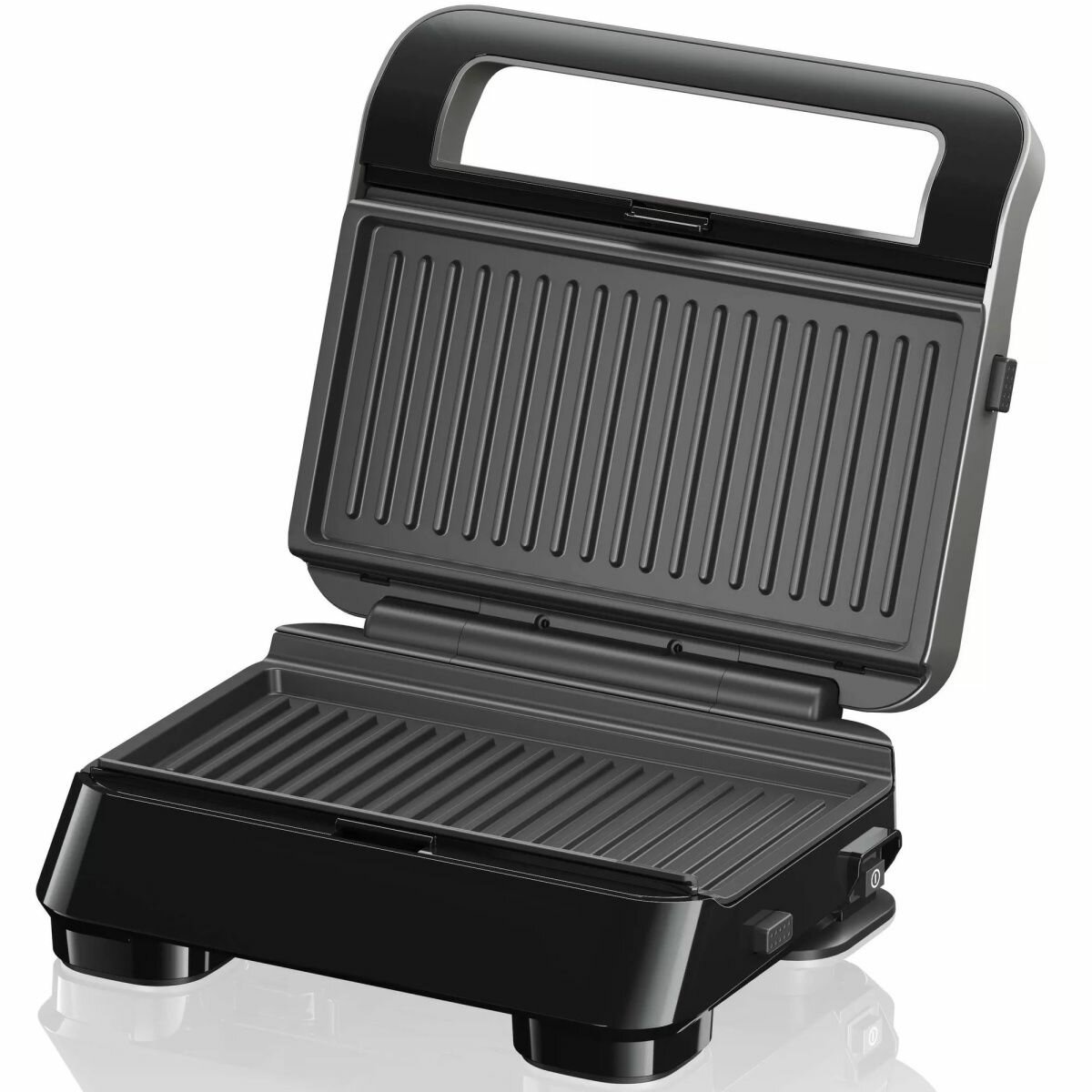 Гриль Braun SM5038, мощность 800Вт, антипригарное покрытие, серебристого цвета