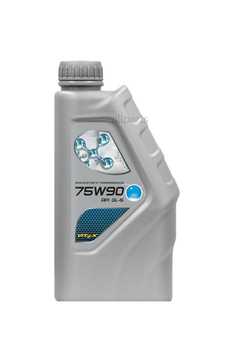 VITEX V313701 Масло VITEX 75W90 GL-5 трансмисс. п/с (1л) VITEX V313701