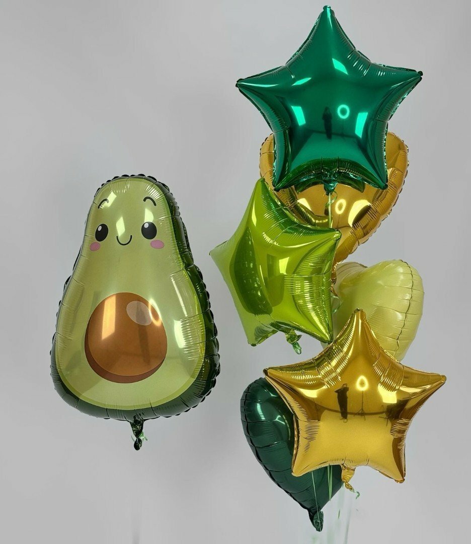 Набор шаров "Звездный авокадо"