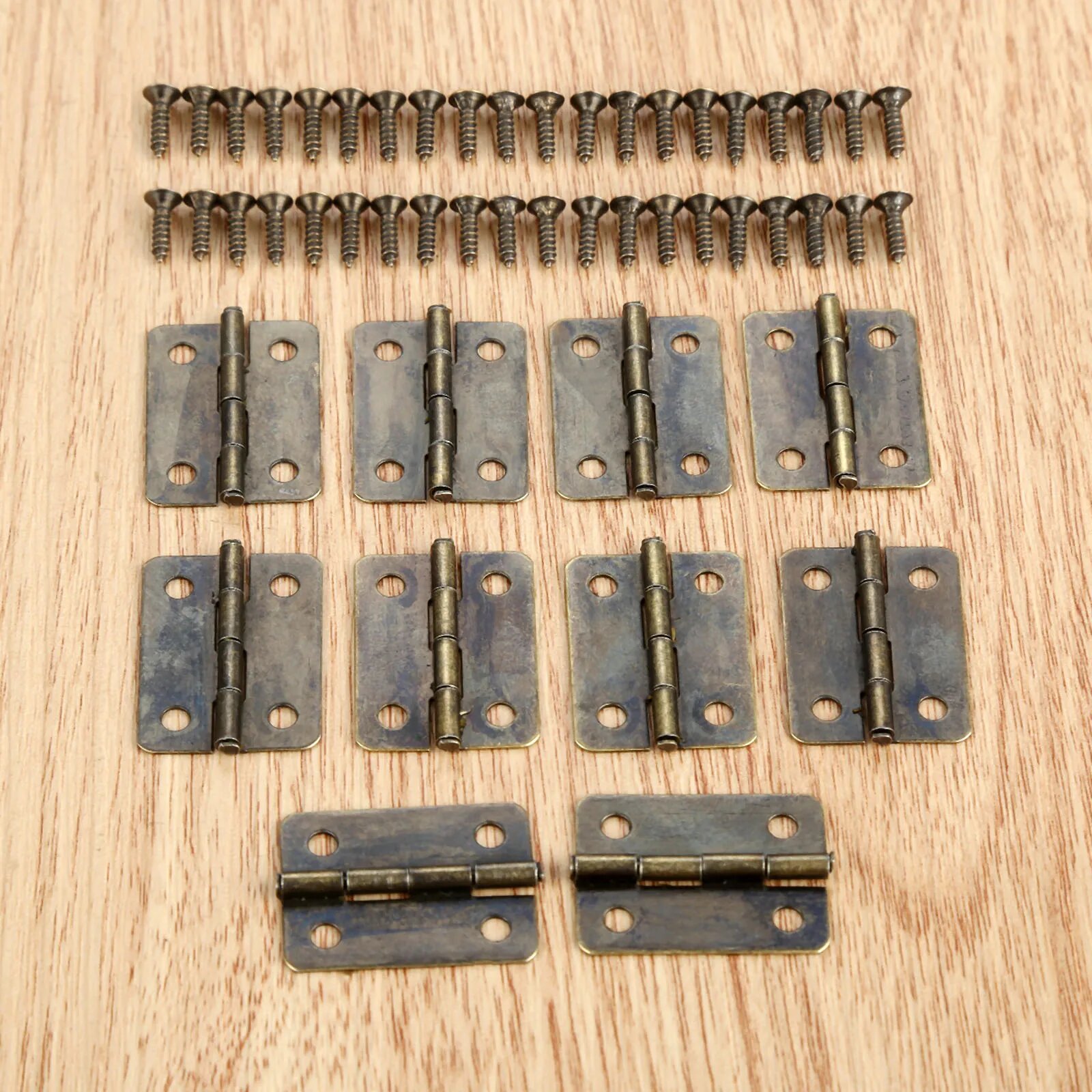 Петли винтажные античная бронза/красная медь 25*18 мм 10 шт. Antique Bronze