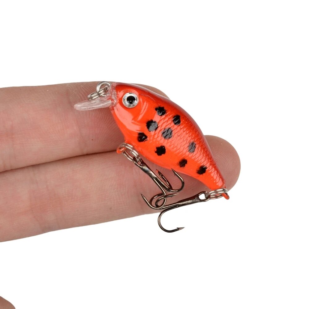 1 шт. блесны Crankbait PRAINBASS плавающие 4,5 см 4,3 г G