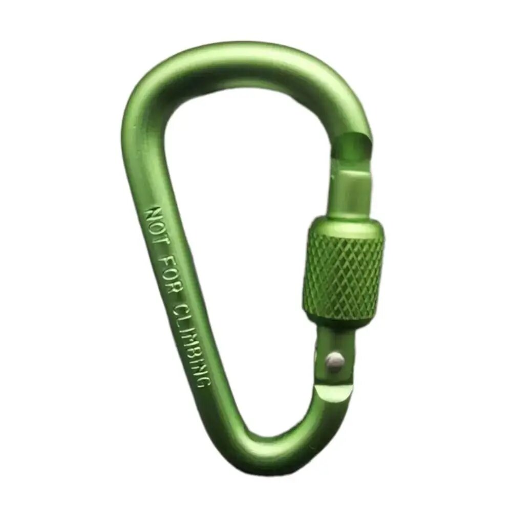 YOUSHITOP Быстросъемный карабин D-образной формы черный/красный/синий/розовый/оранжевый/зеленый/серебристый