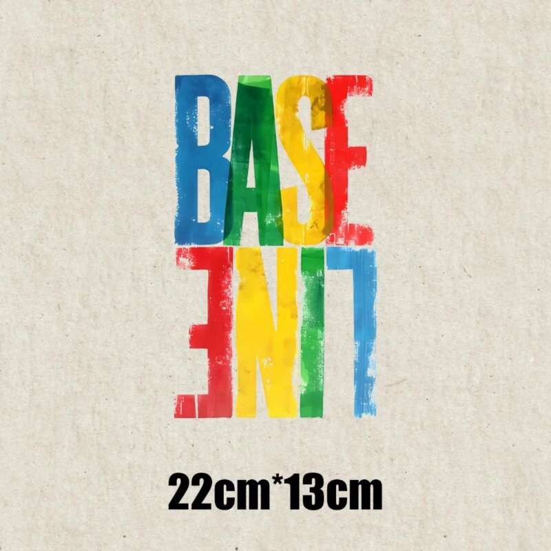 22 см цветные художественные английские буквы модные DTMF одежда патчи гладильные наклейки DIY футболка сумка пальто декоративные наклейки