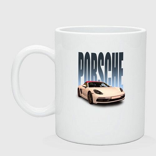 Porsche 911 Turbo винтажный немецкий автомобиль Керамическая кружка